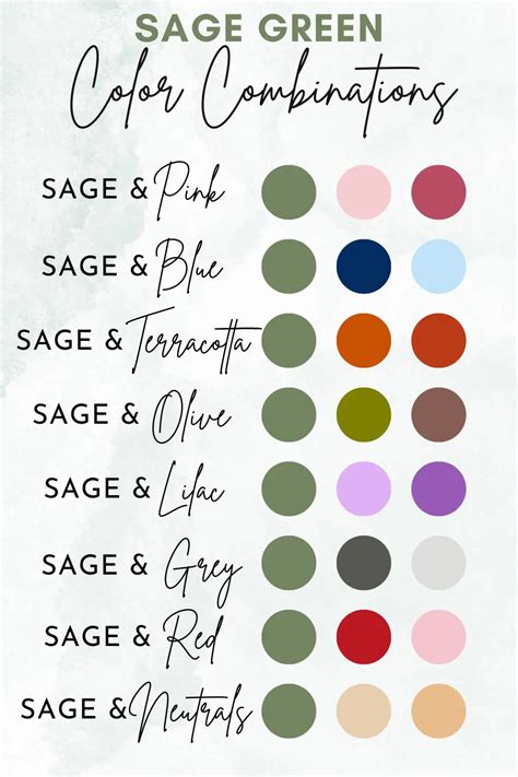 Color Combinations For Sage Green 11 Perfect Pairings
