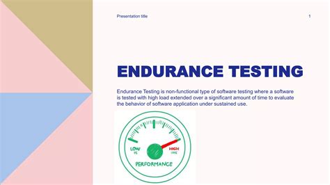 Endurance Testing Pptx