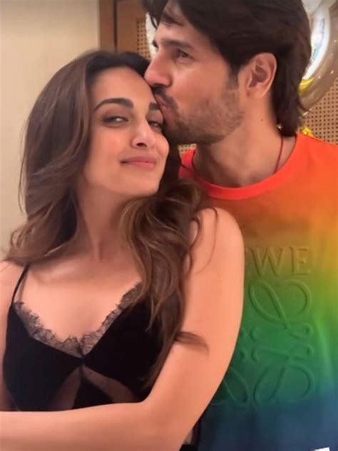 Watch Sidharth Malhotra Gets Birthday Kiss From Wife Kiara Advani