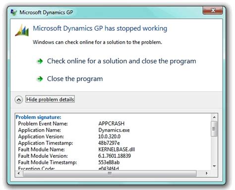 Application Crash Kernelbase Dll Hot