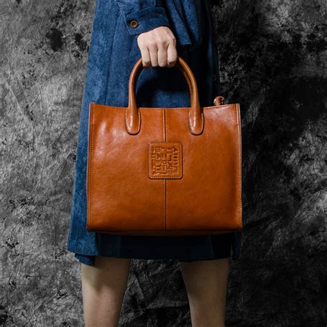 여성용 핸드 엠보싱 가죽 토트백 크로스 바디 백 가죽 대용량 핸드백 Aliexpress