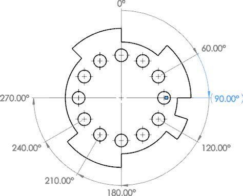 Modifying Angular Running Dimensions Solidworks Help
