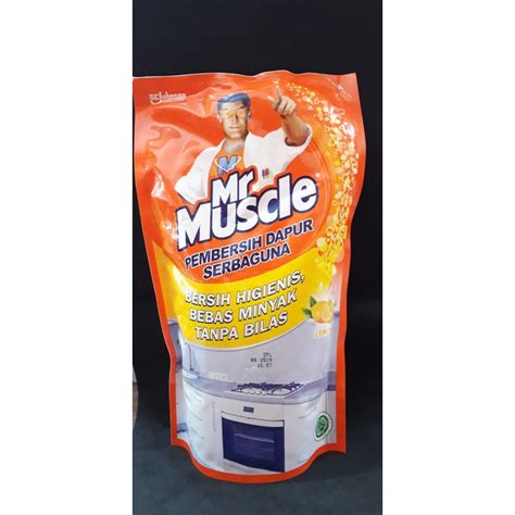 Jual MR MUSCLE PEMBERSIH DAPUR SERBAGUNA LEMON 720ML Shopee Indonesia
