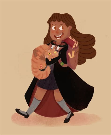 Crookshanks And Hermione