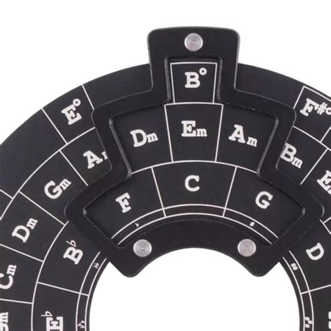 Circle Of Fifths Chords Wheel Black Metal Chords Wheel For Piano Violin