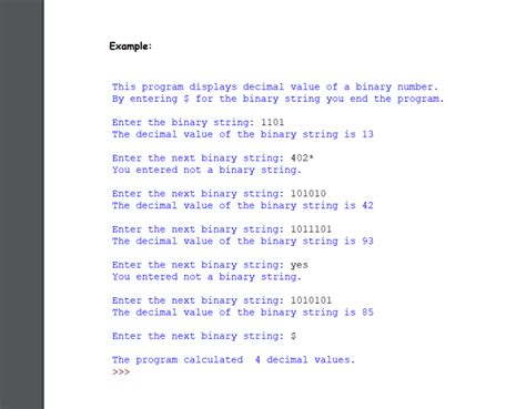 Solved PROBLEM BINARY TO DECIMAL Binary To Decimal Chegg Com