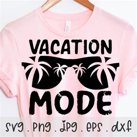 Vacay Mode Sunglasses Svg Etsy