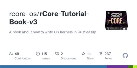 GitHub Rcore Os RCore Tutorial Book V3 A Book About How To Write OS