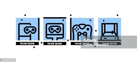 ビデオゲームシリーズセットのクワッドアイコンパック アイコンのベクターアート素材や画像を多数ご用意 アイコン アイコンセット