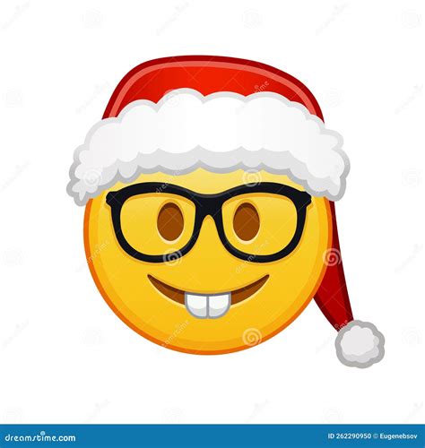 Nerd Face Emoji Clever Emoticon With Glasses Geek Or Student Royalty