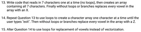 Solved 13 Write Code That Reads In 7 Characters One At A