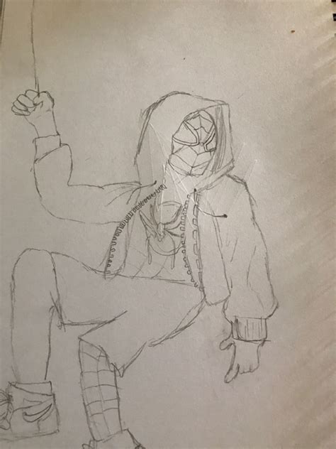 Spider Man Miles Morales Sketches Male Sketch Humanoid Sketch