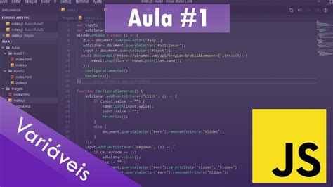 Curso Básico De Javascript Aula 01 Variavéis Youtube