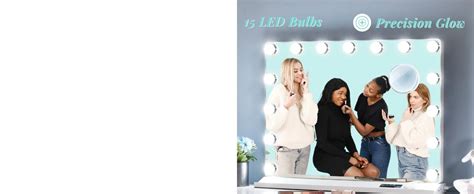 Luxfurni Vanity Mirror With Lights Makeup Mirrors