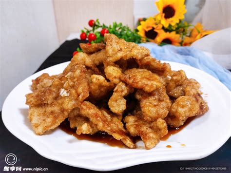 锅包肉摄影图 传统美食 餐饮美食 摄影图库 昵图网