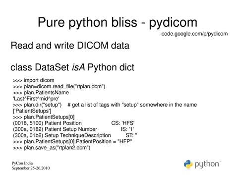 Pydicom A Pure Python Module For Handling Dicom Ppt Download