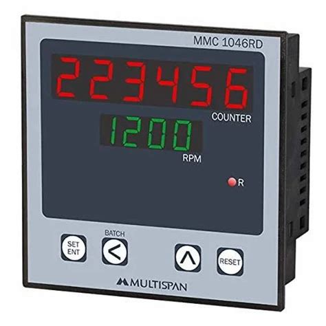 Multispan MMC 1046RD Digital Programmable Counter MMC 2046R RPM Counter At 1290 Piece