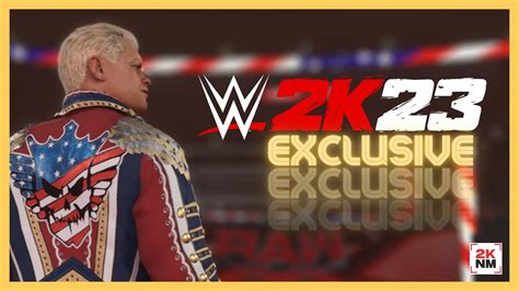 WWE K Cody Rhodes Vs Bron Breakker EXCLUSIVE GAMEPLAY YouTube
