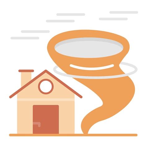 Premium Vector Typhoon Vector Illustration Style