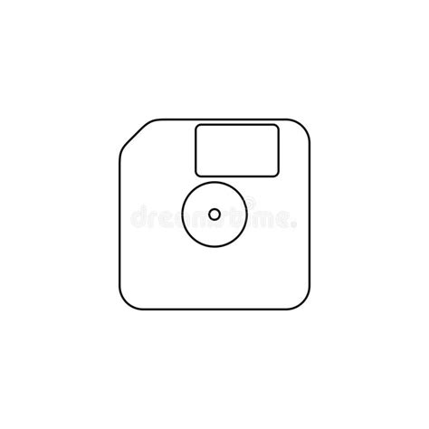 Floppy Disk Data Storage Support Magnetic Floppy Disc Icon Stock Vector Illustration Of