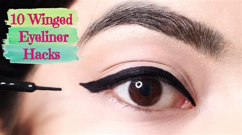 Use These Tricks To Apply Perfect Wing Eyeliner Top Winged Eyeliner Hacks Tanya S Corner