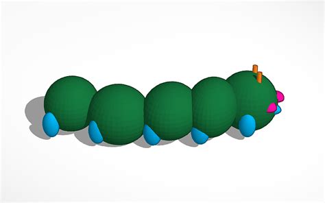 3d Design Caterpillar Tinkercad
