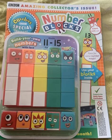 Cbeebies Special Numberblocks 142 Number Blocks 11 15 Makes 1 5 Too £