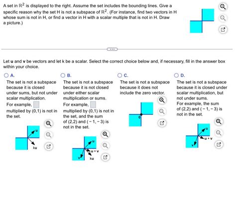 Solved A Set In R2 Is Displayed To The Right Assume The Set Chegg Com