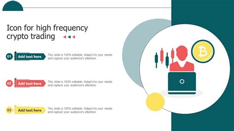 Icon For High Frequency Crypto Trading Ppt Slide