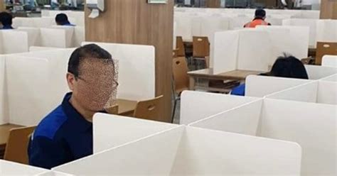 Gm 부평공장 구내식당 사회적 거리두기