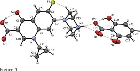 Figure 1 From Ciprofloxacin Salt And Salt Co Crystal With