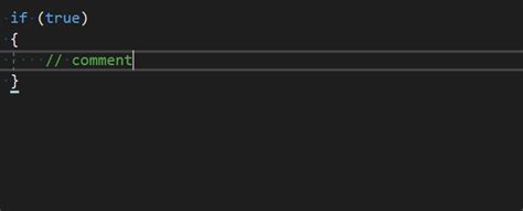 Cursor Indentation Problem After Commenting A Piece Of Code · Issue