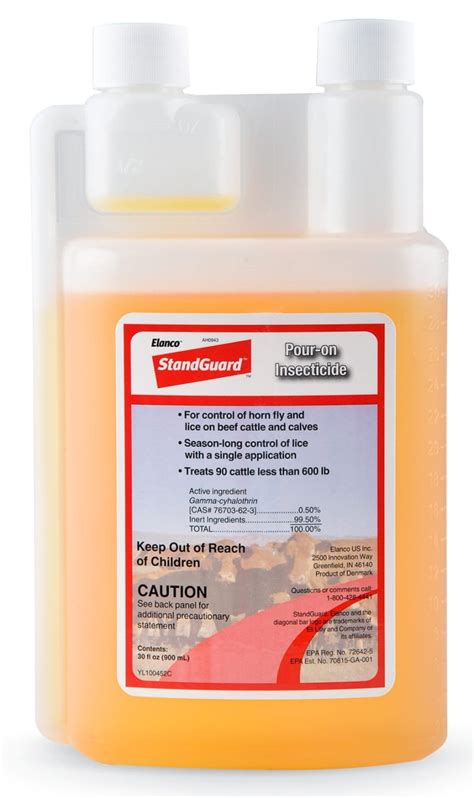 Buy Standguard Pour On Insecticide For Beef Cattle Lice And Horn Fly