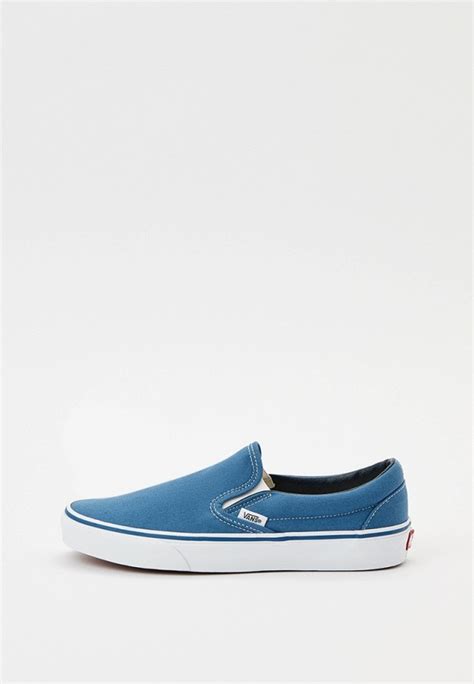 Слипоны Vans Classic Slip-On, цвет: синий, RTLADI145503 — купить в ...