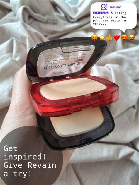 Loreal Paris Infallible Foundation Powder 5 User Reviews Loreal