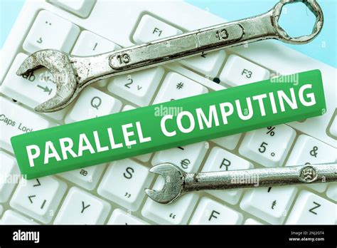 conceptual caption parallel computing business showcase simultaneous