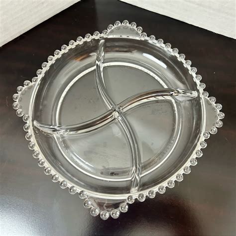 Imperial Dining Imperial Glass Candlewick 4 Part Swirl Divided