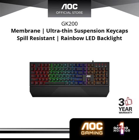 Aoc Gk Gaming Keyboard Computers Tech Parts Accessories Computer Keyboard On Carousell