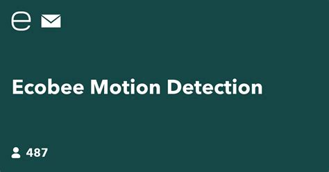Ecobee Motion Detection Ifttt