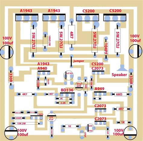 5200 Amplifier Circuit Diagram