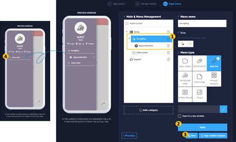 How To Customize App With Page Menu Support