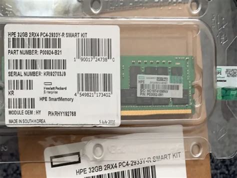 64gb Quad Rank X4 Ddr4 2933 Cas 21 21 21 Load Reduced Smart Memory Kit