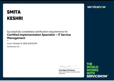 Smita Keshri On Linkedin Developer Specialist Itsm Servicenowdeveloper Servicenow