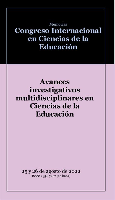 Pdf Memorias Congreso Internacional En Ciencias De La Educación