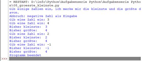 Python Informatikunterricht