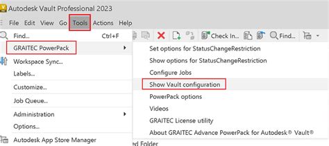 Show Vault Configuration