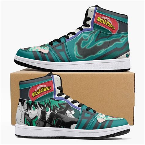 Izuku Midoriya My Hero Academia Mid 1 Basketball Shoes Animebape