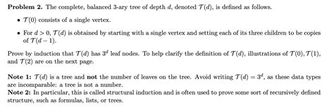 solved problem 2 ﻿the complete balanced 3 ary tree of