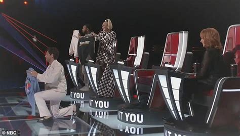 The Voice Niall Horan Takes A Knee While Begging Four Chair Singer