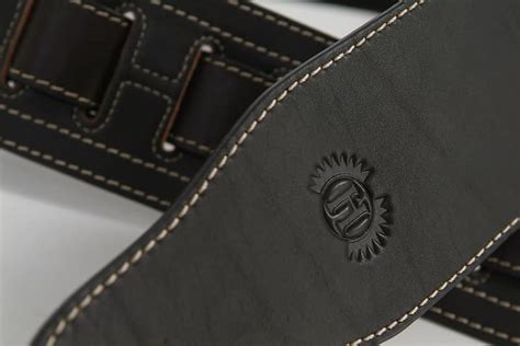 Harvest Fine Leather Brown Cow Antique Extra Long Bass Strap Reverb